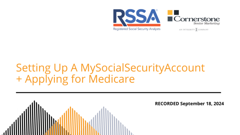 Toolkit - Cornerstone - Senior Marketing